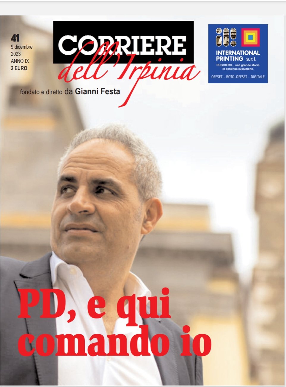 Sabato 9 il nuovo numero del Corriere dell’Irpinia in edicola – Corriere dell'Irpinia