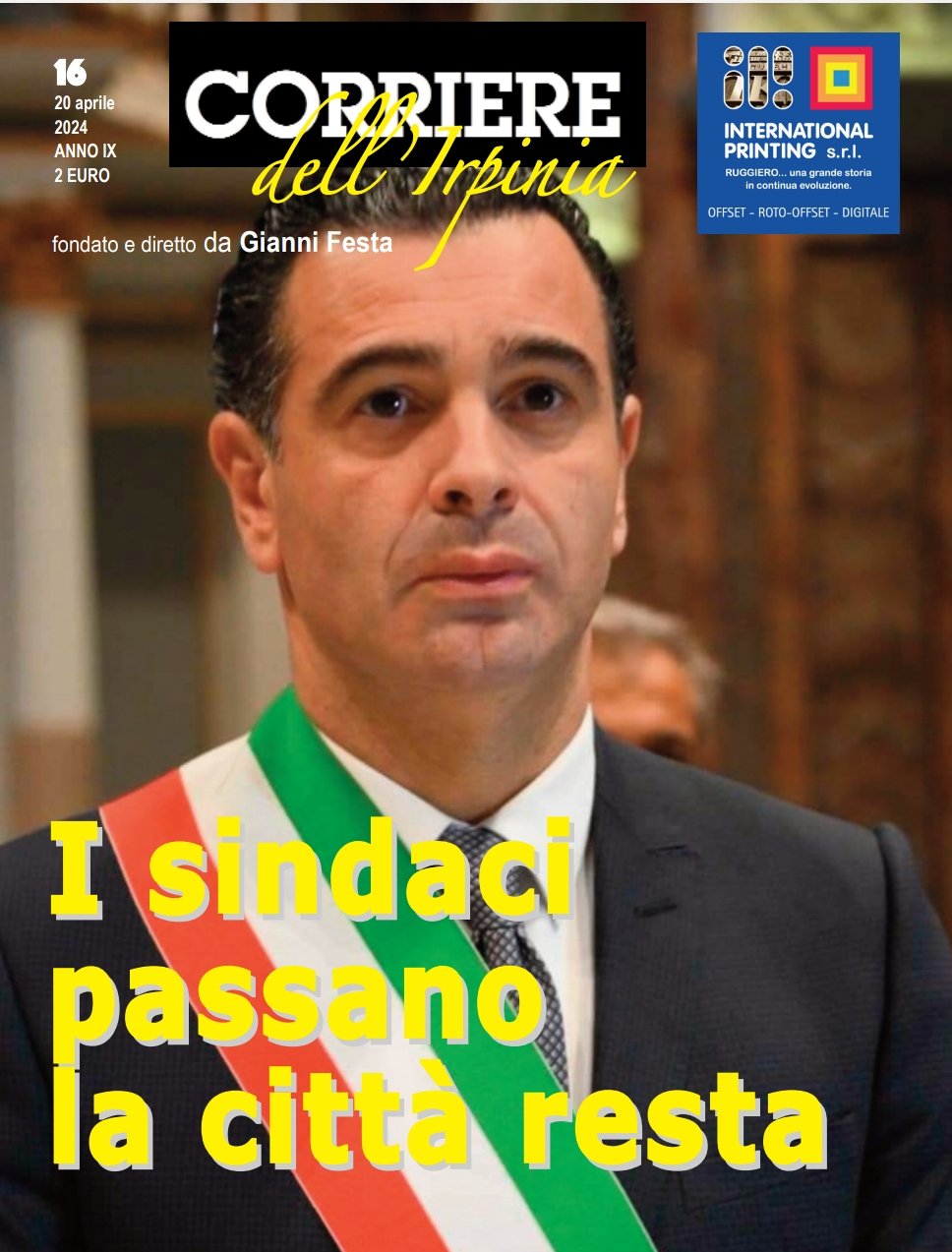 Da sabato 20 in edicola il nuovo numero del Corriere dell’Irpinia – Corriere dell'Irpinia