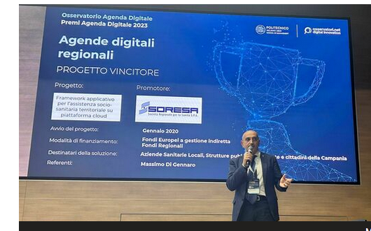 Sanità, Soresa ottiene il Premio Agenda Digitale – Corriere dell'Irpinia