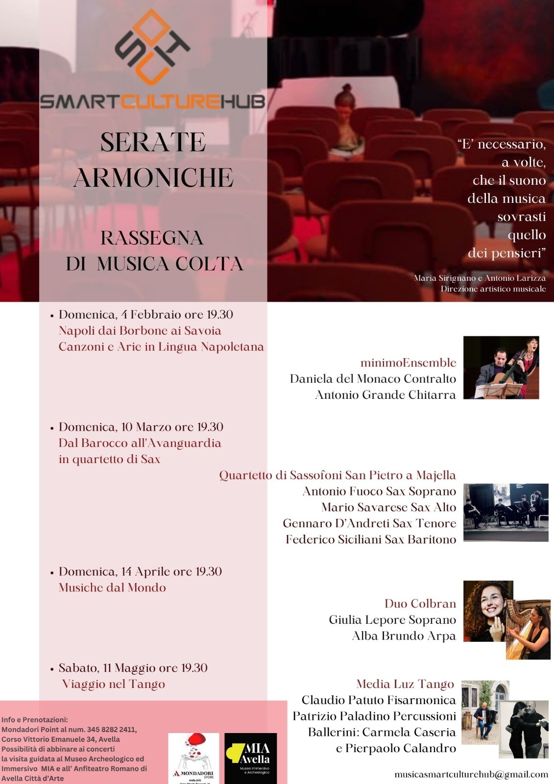 Al via ad Avella la rassegna concertistica “Serate armoniche” – Corriere dell'Irpinia